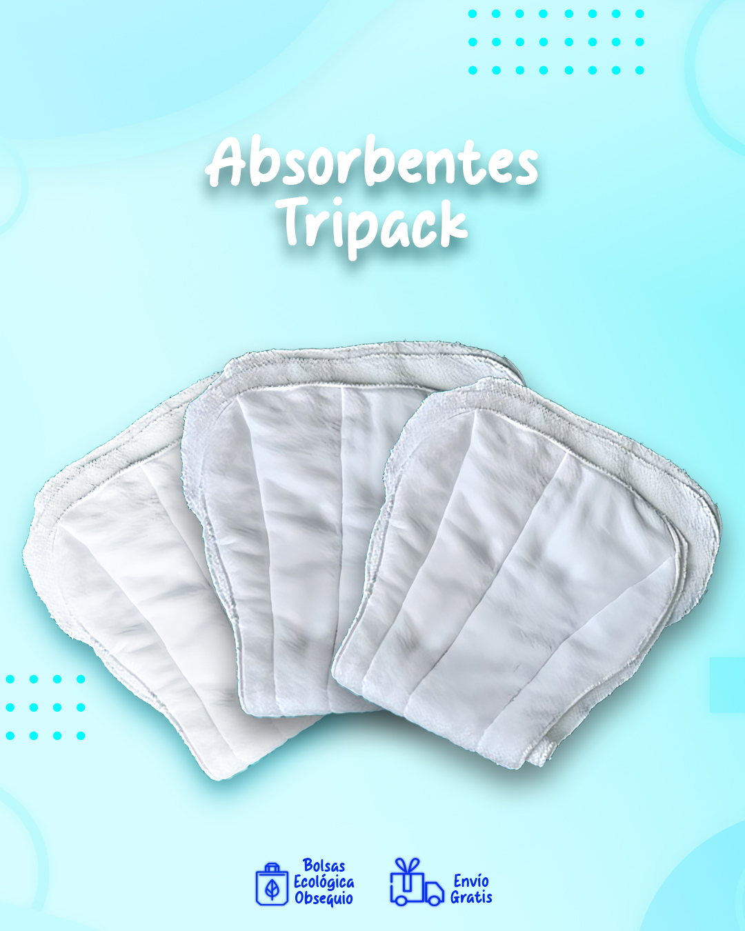 Absorbentes Tripack (3 Unidades)